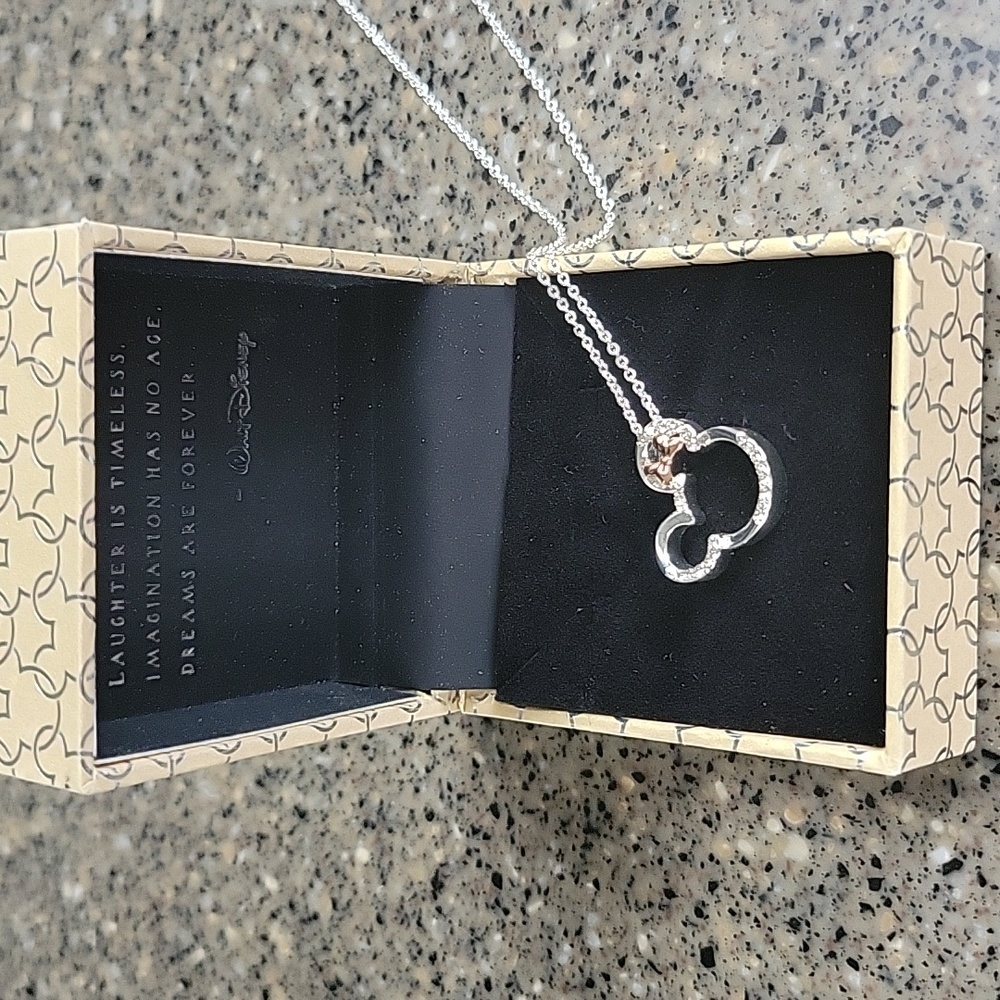 Minnie Mouse Necklace - Gem